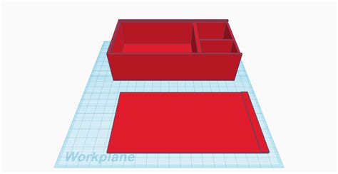 How To Make A Sliding Lid Compartment Box In Tinkercad 13 Steps With Pictures Instructables