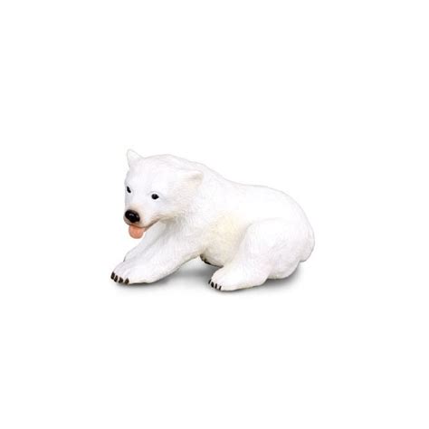 Polar Bear Cub Sitting Toys Gifts From Beanie Games UK