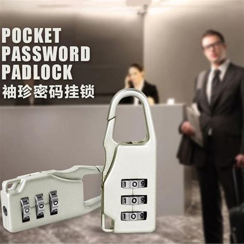 Mini Dial Digits Code Number Password Combination Padlock Safety Travel Security Lock For