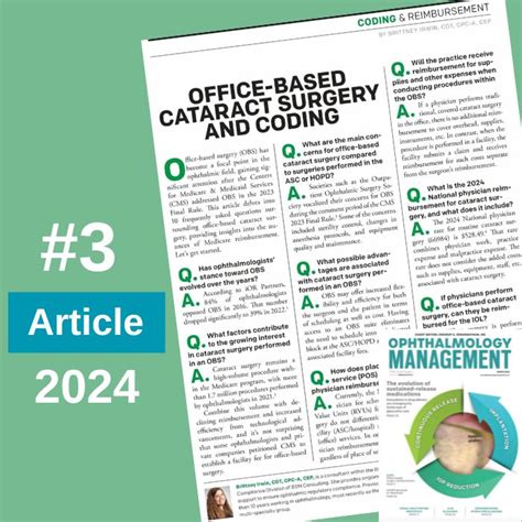 Ophthalmology Management On Linkedin Billing Coding Cataract Codingandbilling Reimbursement…