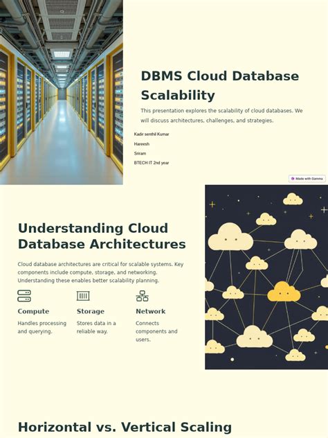 Dbms Cloud Database Scalability Pdf Scalability Databases