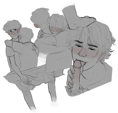 Rule 34 Blowjob Cockwarming Gay Gay Sex Kissing Neck Malemale Male