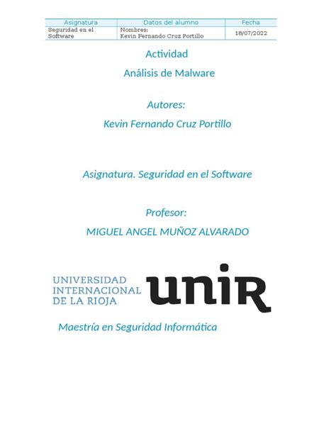 analisis de malware pdf malware archivo de computadora