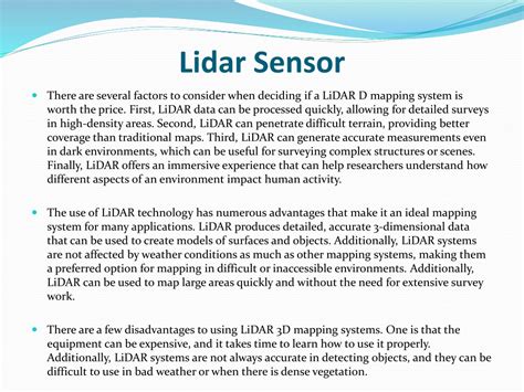 PPT Lidar Scanner PowerPoint Presentation Free Download ID