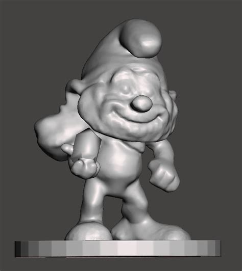 Stl File Papa Smurf・3d Print Object To Download・cults