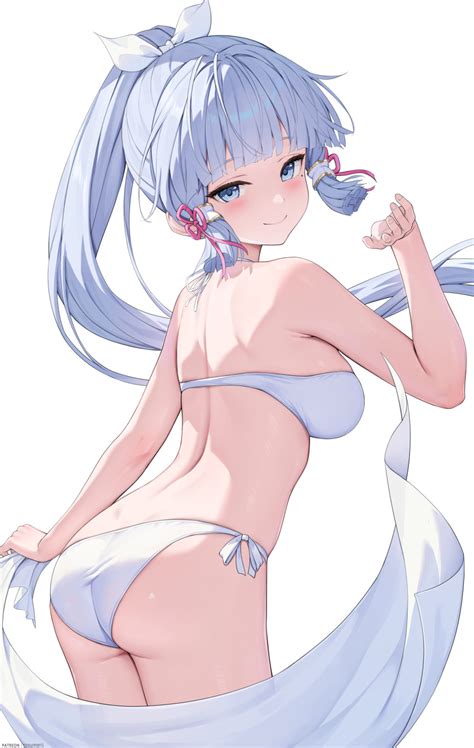 Rule 34 Ass Beauty Mark Bikini Cloth Genshin Impact Kamisato Ayaka