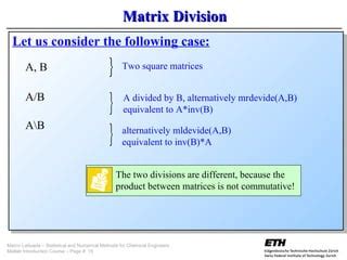 Matlab PPT Chemistry Science
