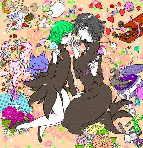Tatsumaki And Fubuki One Punch Man Drawn By Serajio Danbooru