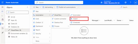 Working With Power Automate How To Create A New Cloud Instant Flow Azurecurve