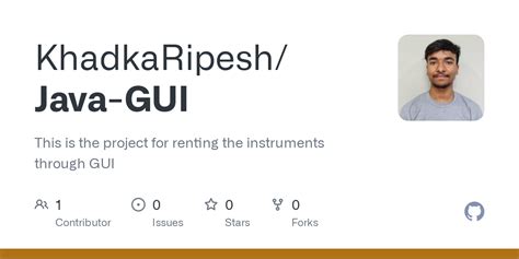 Github Khadkaripesh Java Gui This Is The Project For Renting The Instruments Through Gui