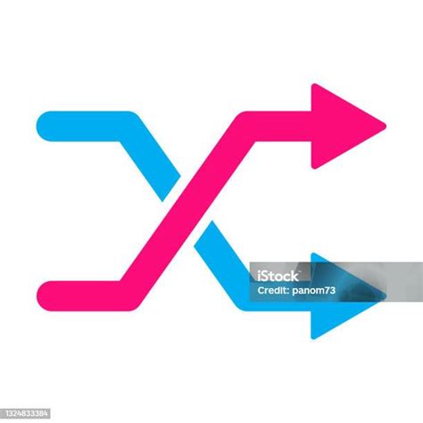 그래픽 디자인 로고 웹 사이트 소셜 미디어 모바일 앱 Ui 일러스트레이션을 위한 리디렉션 아이콘 벡터 변경 방향 기호 아이콘에