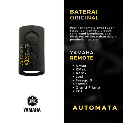 Jual Baterai Remote Motor Yamaha Freego Original Panasonic Shopee Indonesia