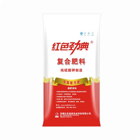 红色劲典苹果专用复合肥纯硫酸钾复合肥45（15 14 16）专用肥红色劲典缓控释肥料网