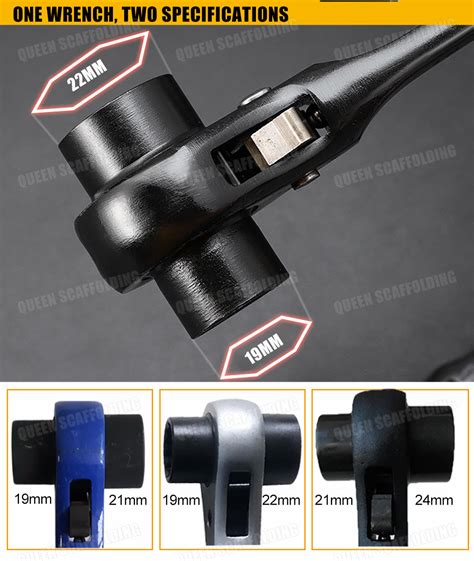 Double Size Reversible Scaffolding Ratchet Wrench Scaffolding Source
