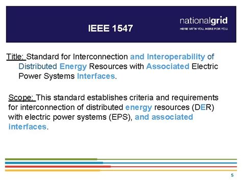 Ieee P 1547 Standard For Interconnection And Interoperability