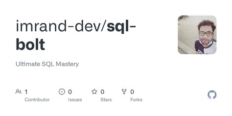 GitHub Imrand Dev Sql Bolt Ultimate SQL Mastery