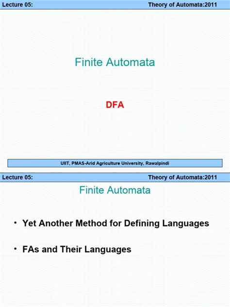 Lecture 5 Pdf Automata Theory Mathematical Logic