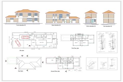 Design And Draw Floor Plan Elevation Section In Autocad By