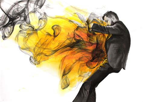 Repulsion Illustration Art Scale Drawing