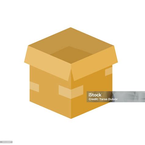 상자를 엽니다 골판지 용기 포장 및 이동을 위한 개체입니다 빈 패키지입니다 소포 및 우편물 갈색에 대한 스톡 벡터 아트 및 기타 이미지 Istock