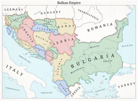 Germany Of The Balkans A Map Of The Roman Empire