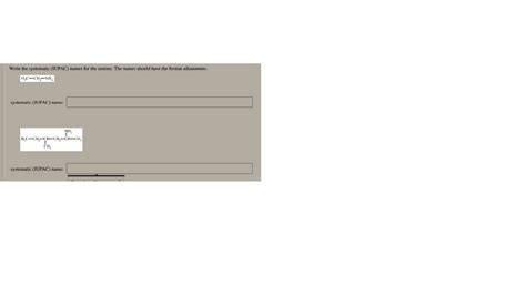 Solved Write The Systematic Iupac Names For The Amines