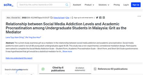 Relationship Between Social Media Addiction Levels And Academic Procrastination Among