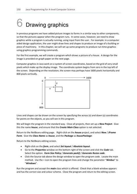Pdf 6 Drawing Graphics Java Netbeans