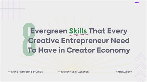 8 Evergreen Skills That Every Creative Entrepreneur Needs To Have In