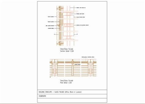 Glass Facade Autocad