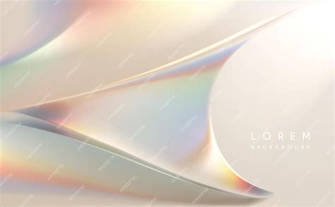 Premium Vector Abstract Soft Color Light Refraction Background