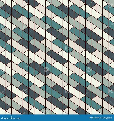 Rectangular Interlocking Blocks Wallpaper Parquet Background Seamless Surface Pattern Design