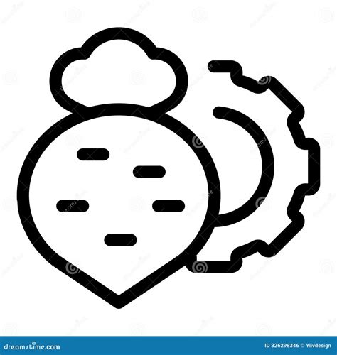 Cloud Computing Server Processing Data With Gear Symbol Stock Illustration Illustration Of