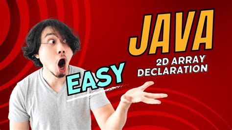 Declaring 2d Arrays In Java Java Programming Tutorial Youtube