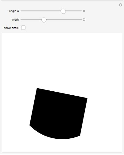 Circular Rectangle Wolfram Demonstrations Project