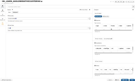 Ml Learn Agglomerativeclustering — D3view Workflows Documentation Documentation