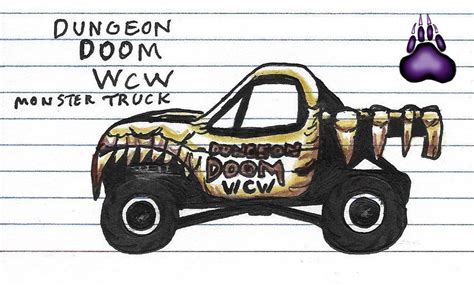 Dungeon Doom Wcw Monster Truck By Katarina G On Deviantart