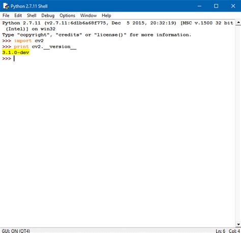 Comprobación de OpenCV Download Scientific Diagram