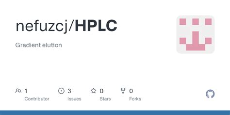 Github Nefuzcj Hplc Gradient Elution