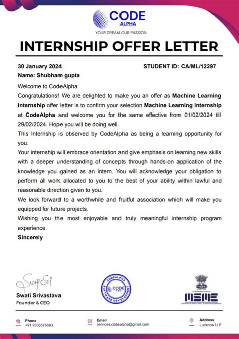 Shubham Gupta On Linkedin Codealphainternship