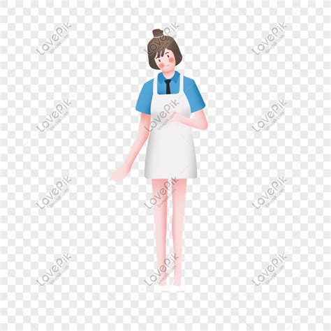 귀여운 웨이터 Png 일러스트 및 벡터 이미지 무료 다운로드 Lovepik