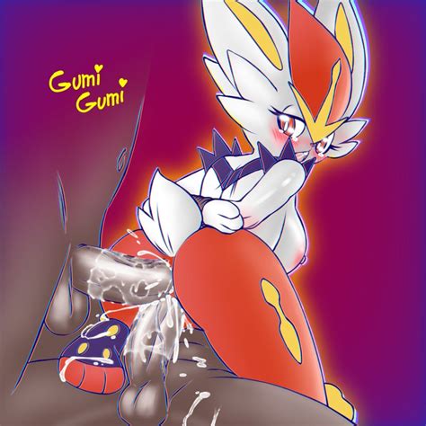 Rule 34 Anthro Cinderace Female Generation 8 Pokemon Group Group Sex