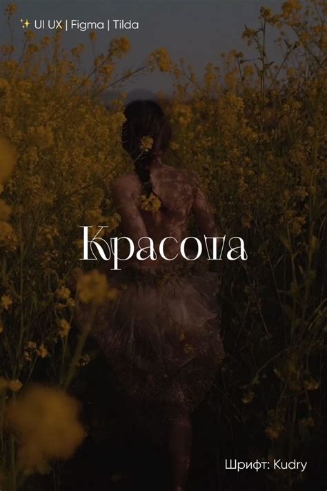 Красивый русский шрифт Figma Web Design Ui Ux