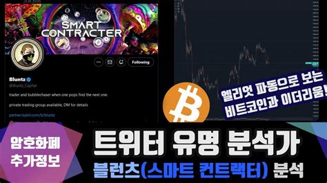 암호화폐 추가정보 블런츠스마트 컨트랙터 분석 비트코인 이더리움 트위터 Youtube
