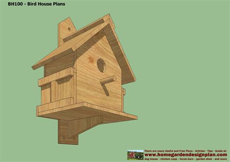 Home Garden Plans Bh102 Bird House Plans Construction Bird House