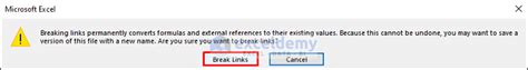 How To Fix If Excel Automatic Update Of Links Has Been Disabled Exceldemy