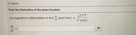 solved 1 point line tangent to an implicitly defined