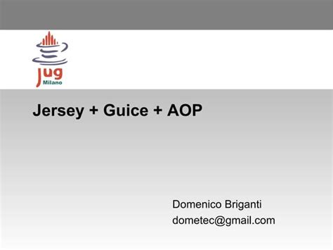 Jersey Guice Aop Ppt