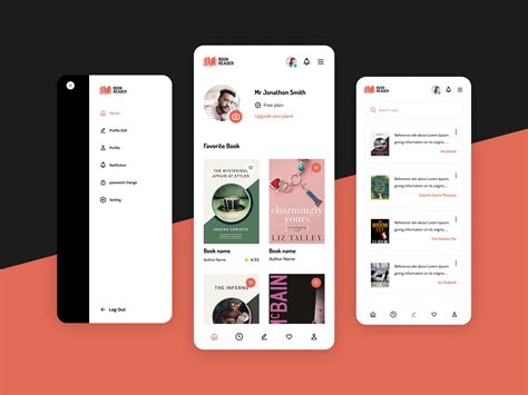 E Book Reader Mobile App Uiux Design By Figma Behance