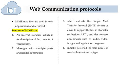 web communication protocols in iot pptx internet computing
